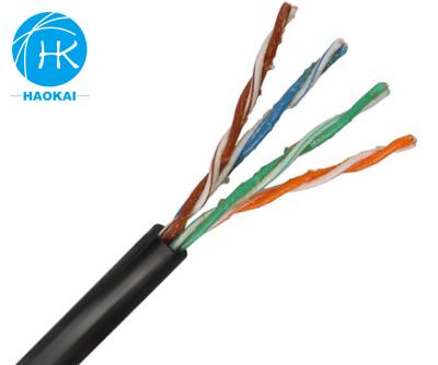 China CCA UTP CAT5E LAN Cable Outdoor Jelly Filled High Temperature Resistance for sale