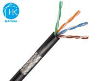 China FTP CAT5E Outdoor LAN Cable Pure Copper Internet Cable High Temperature Resistance for sale