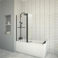 China 700+300x1400mm Professional Glass Shower Enclosures , Shower Enclosures With Screen for sale