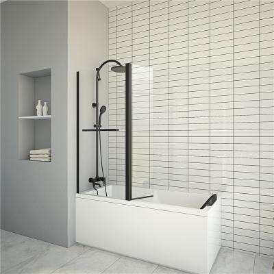 China 700+300x1400mm Professional Glass Shower Enclosures , Shower Enclosures With Screen for sale