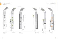 China Colorful Massage Jets Stainless Steel Shower Panels , Shower Head Panel for sale