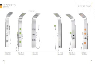 China Colorful Massage Jets Stainless Steel Shower Panels , Shower Head Panel for sale