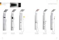 China Convenient Stainless Steel Shower Panel , Shower Columns Panels With Touch Pad for sale