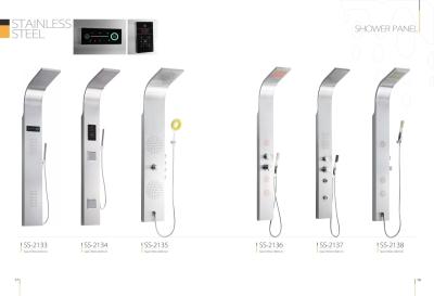 China Convenient Stainless Steel Shower Panel , Shower Columns Panels With Touch Pad for sale