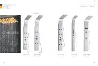 China Stainless Steel Body Jet Shower Panel , Modern Shower Panels Slim Designed for sale