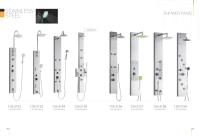 China Stainless Steel Bathroom Shower Panel System With Rain Shower Head for sale