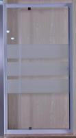 China Serigraphy Glass Pivot Hinge Shower Door 900 X 1850 mm CE SGS Certification for sale