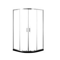 China 6mm tempered glass 900x900x2000mm Bathroom Curved Corner Shower Enclosure , Shower And Bath Enclosures for sale
