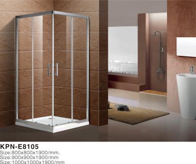 China Square 5mm tempered glass 900x900x2000mm Bathroom Curved Corner Shower Enclosure , Shower And Bath Enclosures for sale