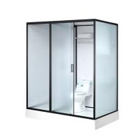 China Shower Cabins White  Acrylic ABS Tray 1900*1200*2150mm  black  aluminium front open for sale