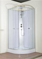 China Shower Cabin with White  acrylic tray 850*850*2250cm white aluminium for sale