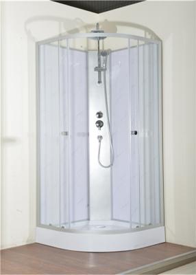 China Shower Cabin with White  acrylic tray 850*850*2250cm white aluminium for sale