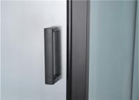 China Shower Cabins White  Acrylic ABS Tray 1900*1200*2150mm  black  aluminium  side open for sale
