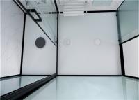 China Shower Cabins White  Acrylic ABS Tray 1900*1200*2150mm  black  aluminium  side open for sale