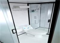 China Shower Cabins White  Acrylic ABS Tray 1900*1200*2150mm  black  aluminium  side open for sale