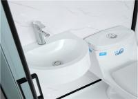 China Shower Cabins White  Acrylic ABS Tray 1900*1200*2150mm  black  aluminium  side open for sale