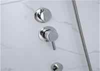 China Shower Cabins White  Acrylic ABS Tray 1900*1200*2150mm  black  aluminium  side open for sale