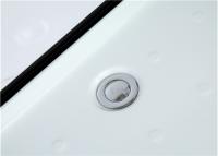 China Shower Cabins White  Acrylic ABS Tray2000*1160*2150mm  black  aluminium  side open for sale