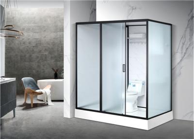 China Shower Cabins White  Acrylic ABS Tray2000*1160*2150mm  black  aluminium front open for sale