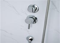 China Shower Cabins White  Acrylic ABS Tray2000*1160*2150mm  black  aluminium front open for sale
