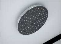 China Shower Cabins White  Acrylic ABS Tray2000*1160*2150mm  black  aluminium front open for sale
