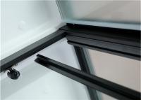 China Shower Cabins White  Acrylic ABS Tray2000*1160*2150mm  black  aluminium front open for sale
