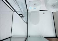China Shower Cabins White  Acrylic ABS Tray2000*1160*2150mm  black  aluminium front open for sale