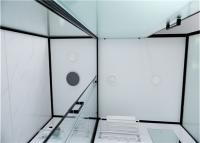 China Shower Cabins White  Acrylic ABS Tray2000*1160*2150mm  black  aluminium front open for sale