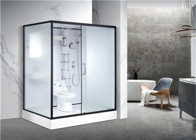 China Shower Cabins White  Acrylic ABS Tray 1700*1200*2150mm  black  aluminium for sale