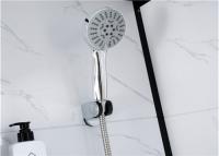 China Shower Cabins White  Acrylic ABS Tray 1700*1200*2150mm  black  aluminium for sale
