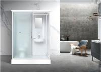 China Shower Cabins White  Acrylic ABS Tray 1400*1100*2150mm white aluminium for sale