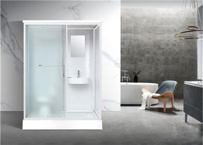 China Shower Cabins White  Acrylic ABS Tray 1400*1100*2150mm white aluminium for sale
