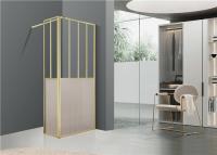 China Explosion Proof Tempered Glass Shower Door Free Standing Pivot Shower Glass for sale