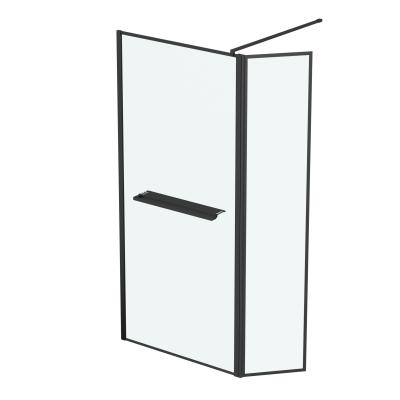 China Explosion Proof Tempered Glass Shower Door Free Standing Pivot Shower Glass for sale