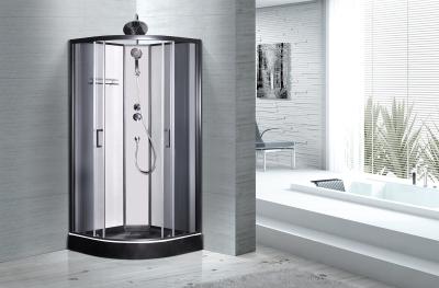 China Modern Fully Enclosed Showers Units Matt Black Profiles CE SGS Certification for sale