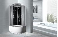 China Custom Large Sliding Door Shower Cubicles Chrome Aluminium Materials KPN2048 for sale