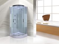 China Transparent Quadrant Bathroom Shower Cubicles With Big Massage Jets for sale