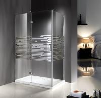 China Modern Enclosed Glass 1200 X 800 Shower Enclosures With 5Cm ABS Tray for sale