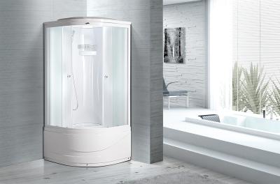 China White Painted Aluminium Bathroom Shower Cabins For Home / Chain Shops for sale