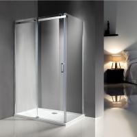 China 1200X800 MM Popular Bathroom Shower Enclosures With 8MM Glass / Stainless Steel Track for sale