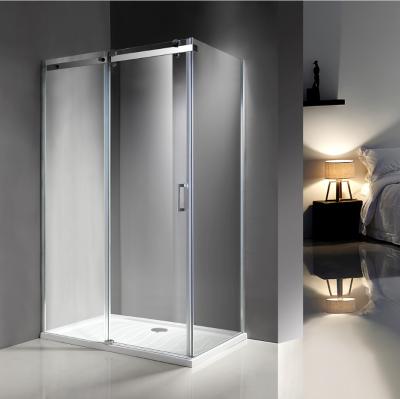 China 1200X800 MM Popular Bathroom Shower Enclosures With 8MM Glass / Stainless Steel Track for sale