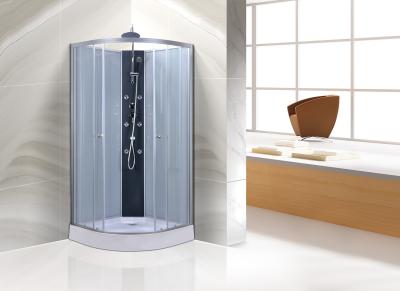China Silver 900X900 Quadrant Shower Enclosure For Entertainments / Public Places for sale