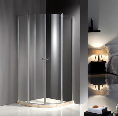 China Chrome Profile 900X900 Quadrant Shower Enclosures , Clear Glass Shower Enclosures for sale