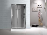China Popular Transparent Glass Rectangular Shower Unit CE SGS Certification for sale