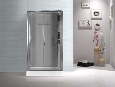 China Popular Transparent Glass Rectangular Shower Unit CE SGS Certification for sale