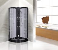 China Matt Black Convenient Quadrant Shower Cubicles For Star Rated Hotels / Apartments for sale