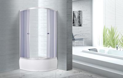 China 900x900x2100mm Quadrant Shower Enclosure 4mm Tempered Smoke Glass for sale