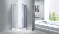 China 4mm Smoke Glass Waterproof Modern Quadrant Shower Enclosure Enclosure 900x900x1850mm  CE SGS Certification for sale