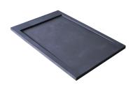 China Custom Base Marbletrend Shower Tray Stone Resin Material With 60Cm Siphon Cover for sale