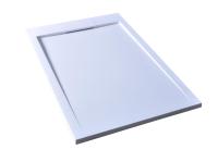 China Polymarble Bathroom Shower Base 800 X 1200 Simple Matt White Tray for sale
